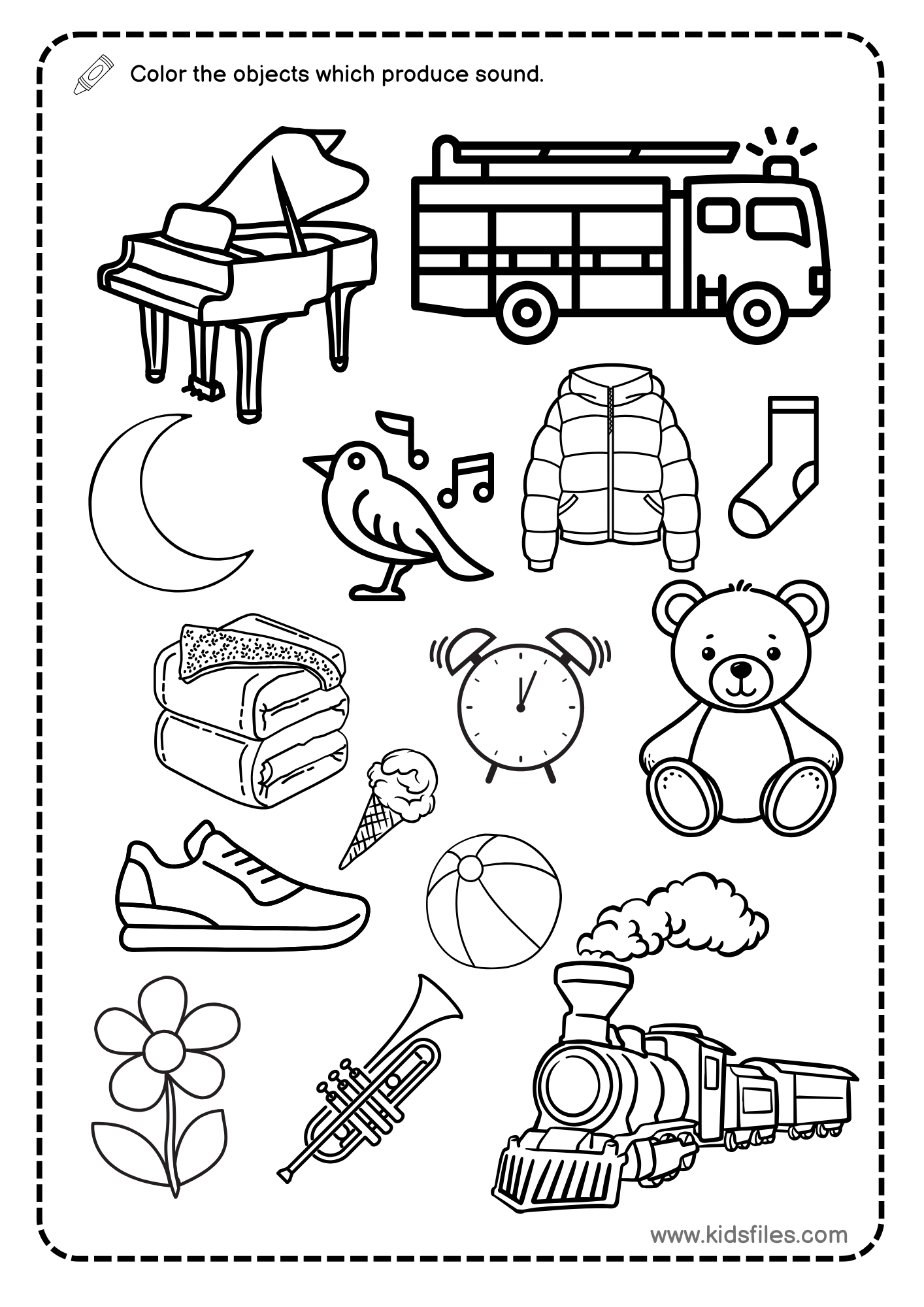 Auditory Discrimination Worksheets for Young Learners – Kids Files